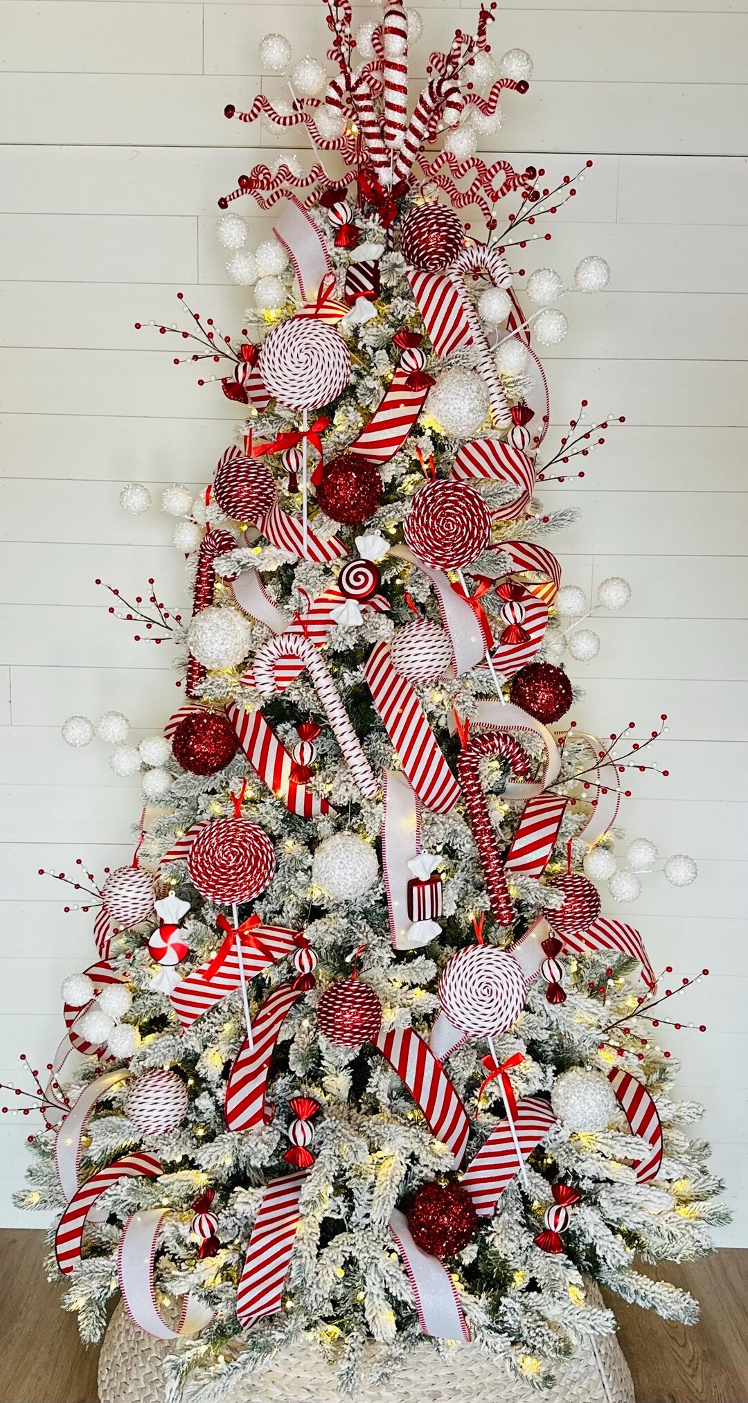 Tree Kit Peppermint Candy Christmas, Candy Christmas Tree, Tree ...