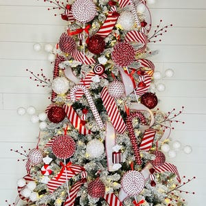 Tree Kit Peppermint Candy Christmas, Candy Christmas Tree, Tree ...
