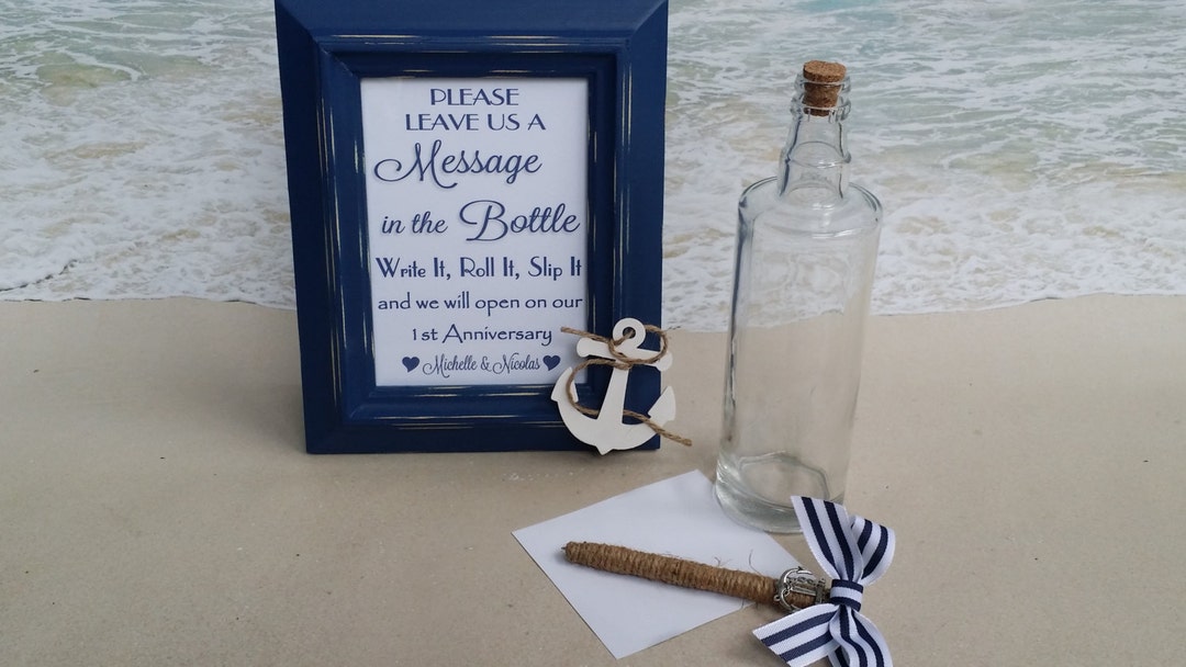 Framed Nautical Sign With Anchor 5x7 or 8x10 custom Sign - Etsy