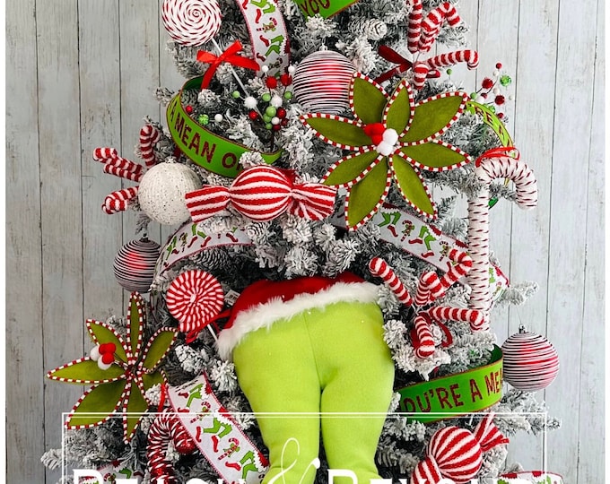 Complete Grinch Christmas Tree Decorating Kit: Ornaments, Topper ...