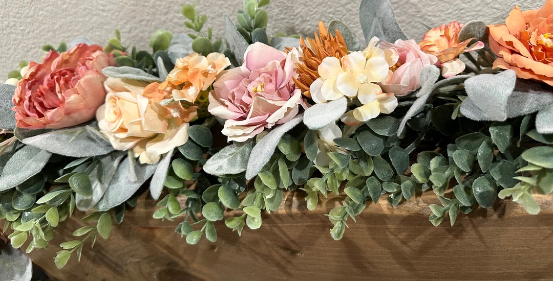 Spring Garland, Summer Garland, Mantel Garland, Spring Decoration ...