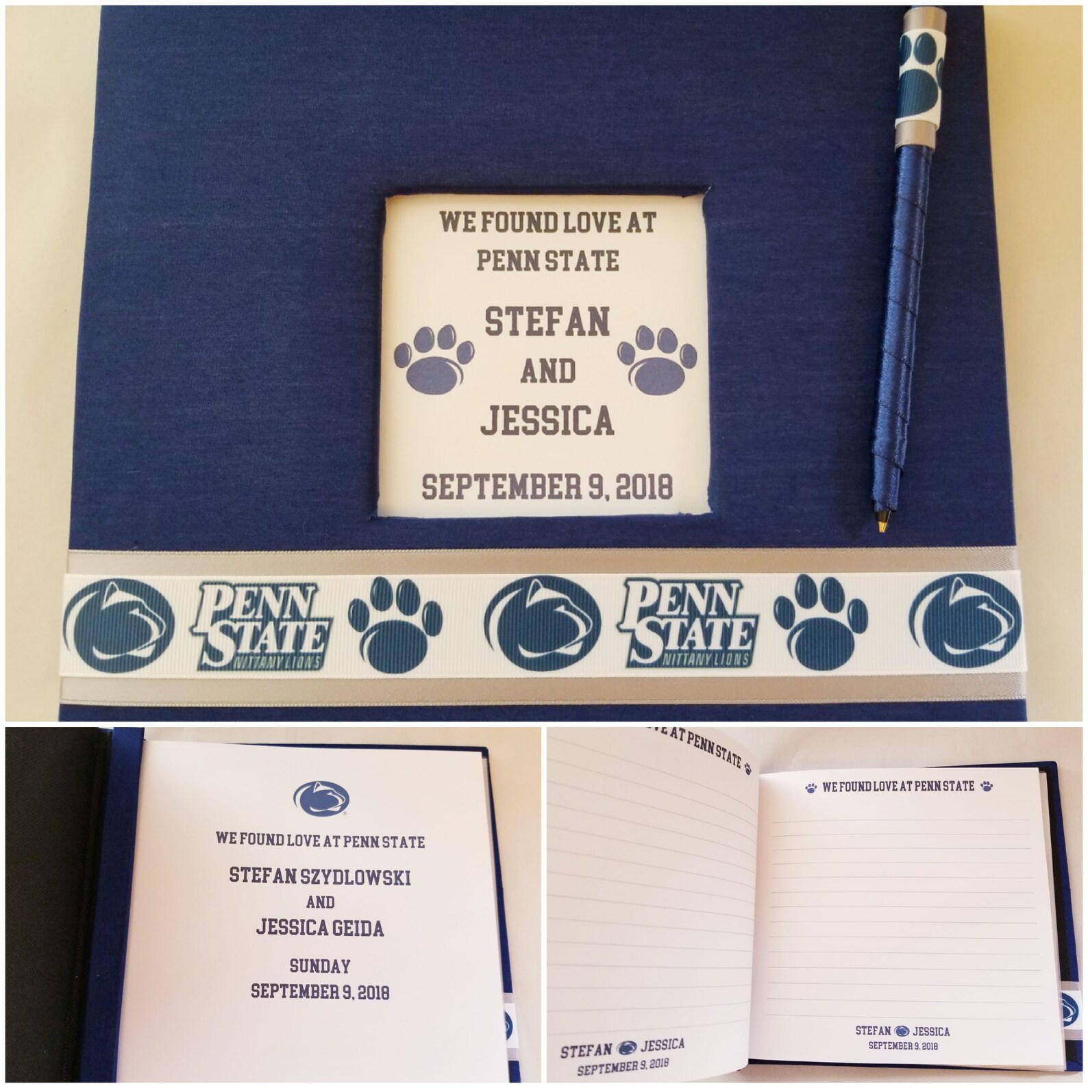 Sports Team Guest Book Set choice of Ocassion and Team NFL - Etsy