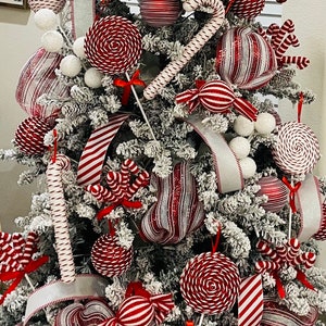Peppermint Candy Christmas Tree Kit Candy Christmas Tree - Etsy