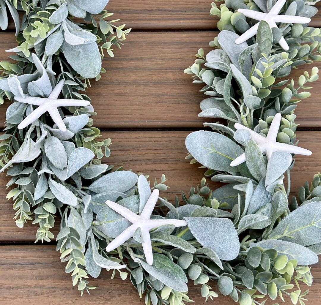 Beach Garland, Starfish Garland, Mantel Garland, Beach Decoration ...