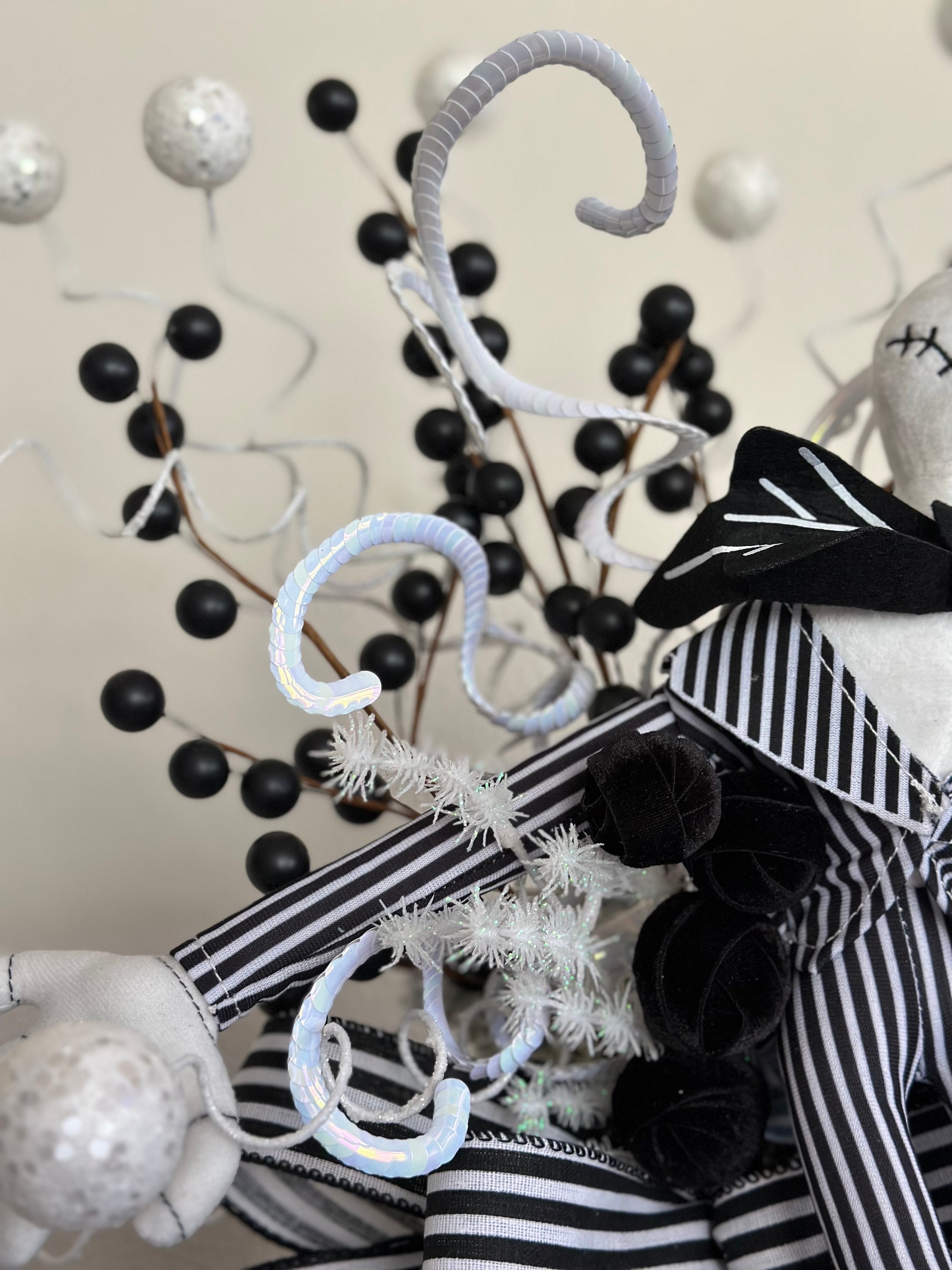 Nightmare Inspired Tree Topper - Large Christmas Tree Topper, Black ...