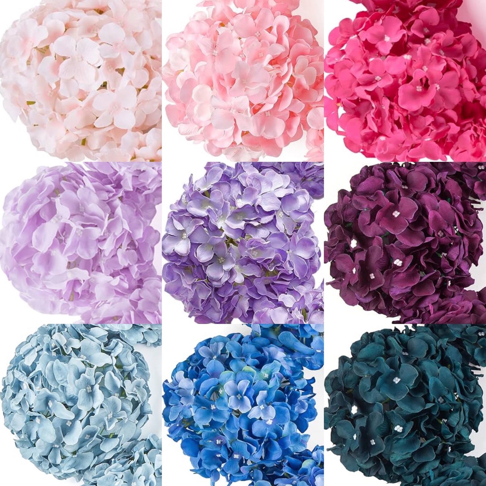 Large Hydrangea Swag; Lamb’s Ear, Eucalyptus Swag, Hydrangea Swag ...