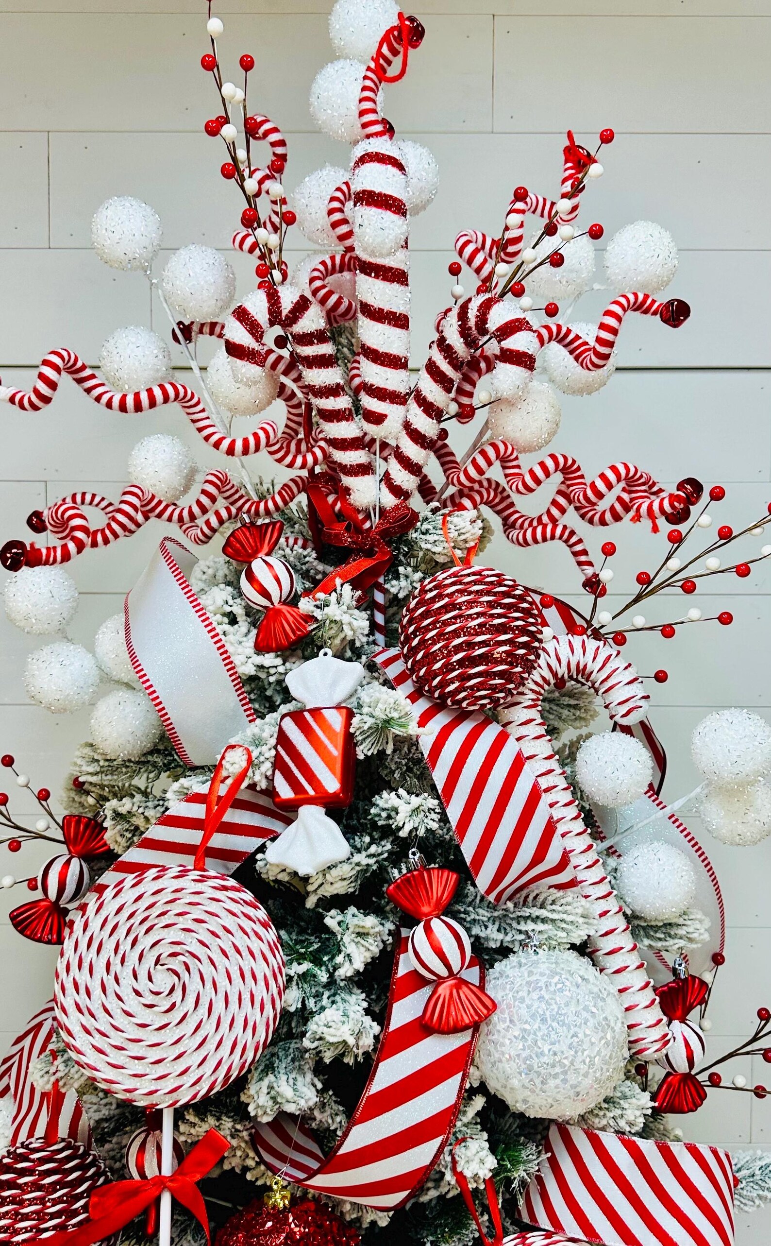 Tree Kit Peppermint Candy Christmas, Candy Christmas Tree, Tree ...
