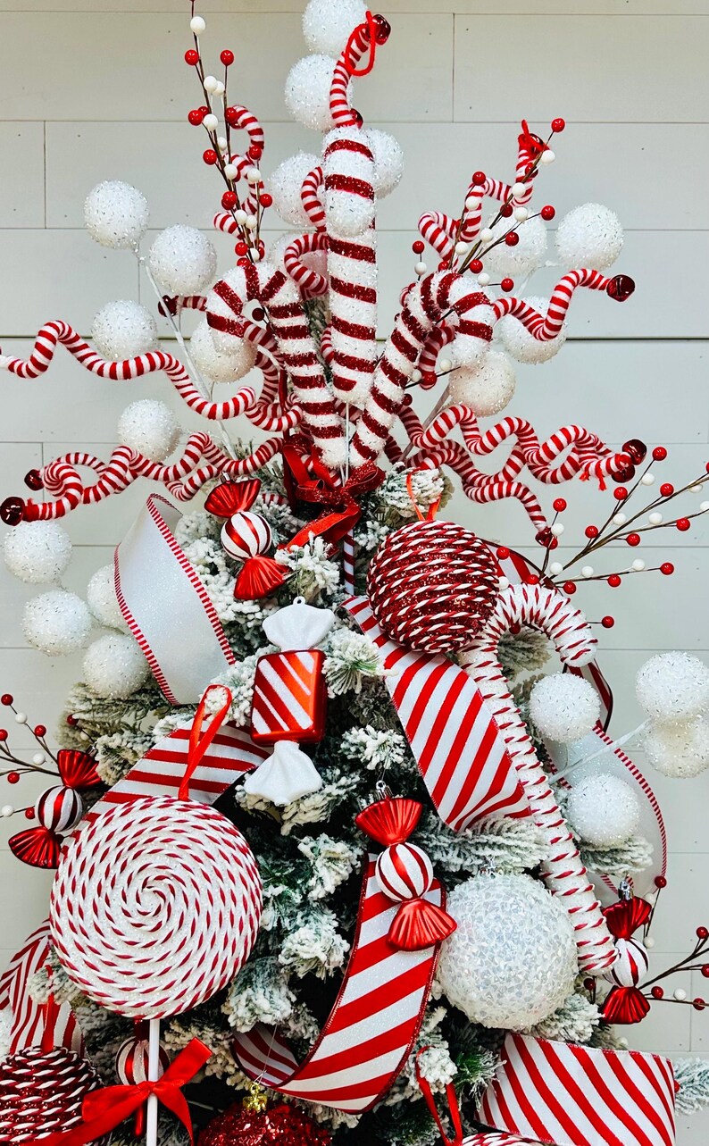 Tree Kit Peppermint Candy Christmas, Candy Christmas Tree, Tree ...