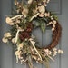 Double Door Fall Wreath, Pumpkin Wreath, Fall Grapevine, Everyday ...