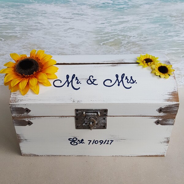 Sunflower Card Box - Etsy