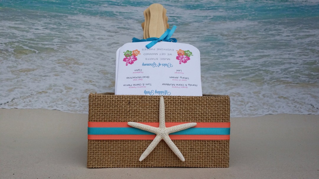 Starfish Program Box your Choice of Colors and Size Favors - Etsy