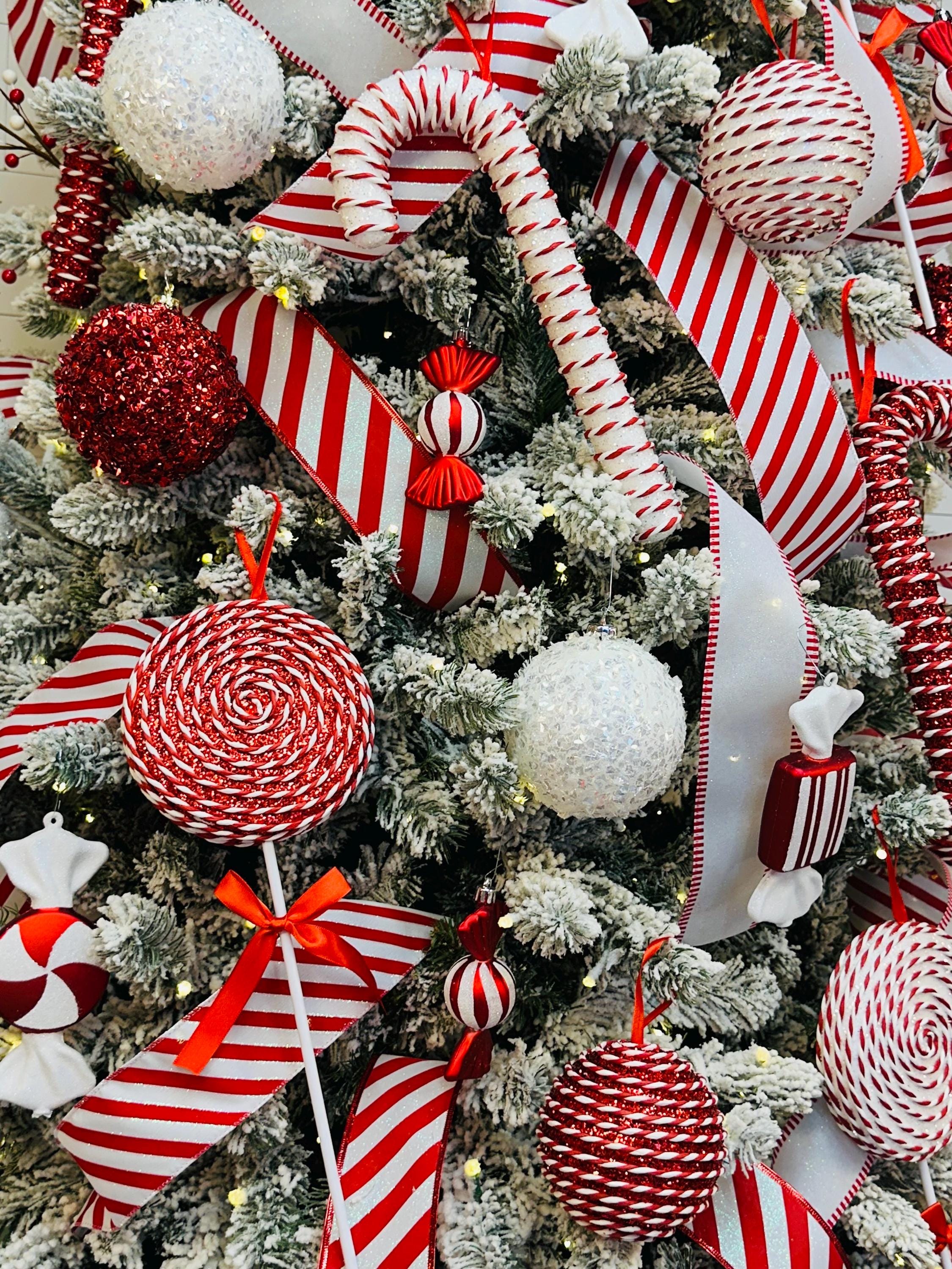 Peppermint Candy Christmas Tree Kit, Candy Christmas Tree, Tree ...