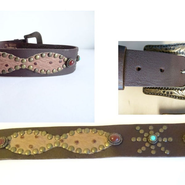Studded Belt - Etsy