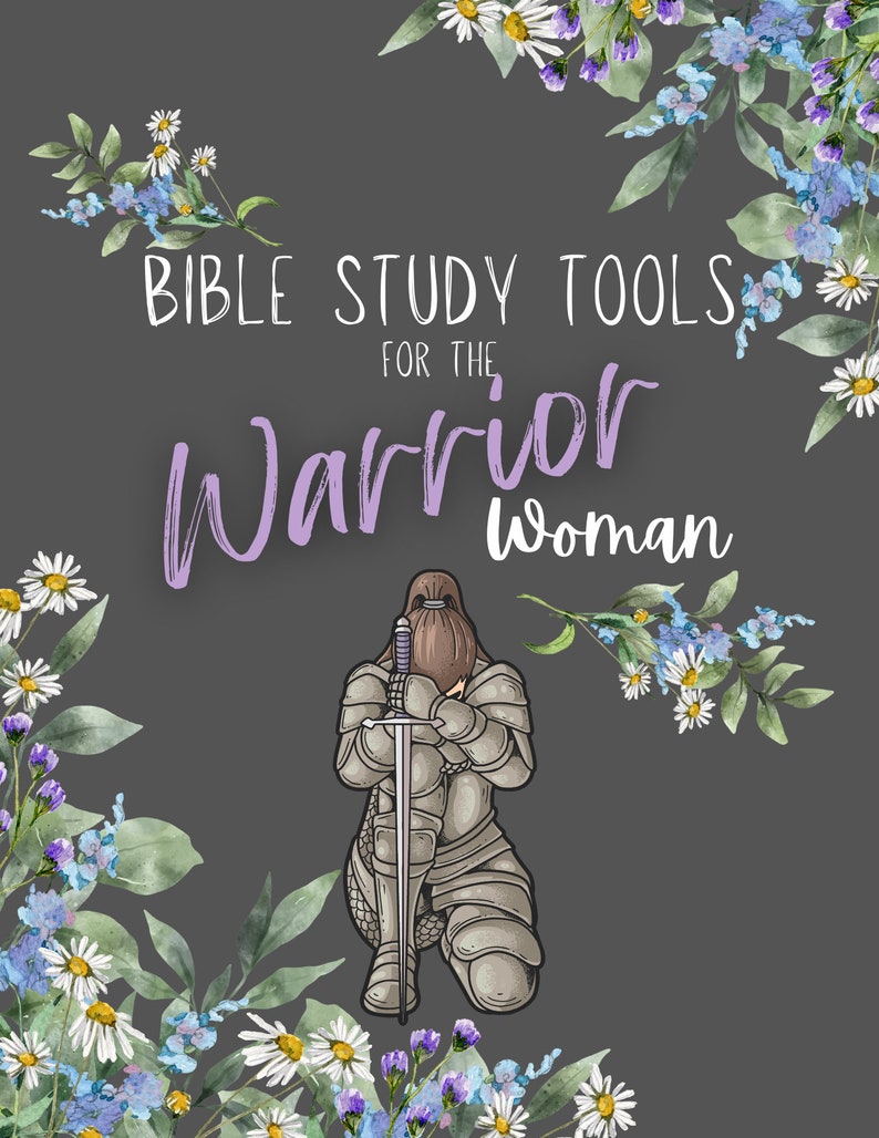 Warrior Woman Bible Study Toolkit: Printable Christian Worksheets ...