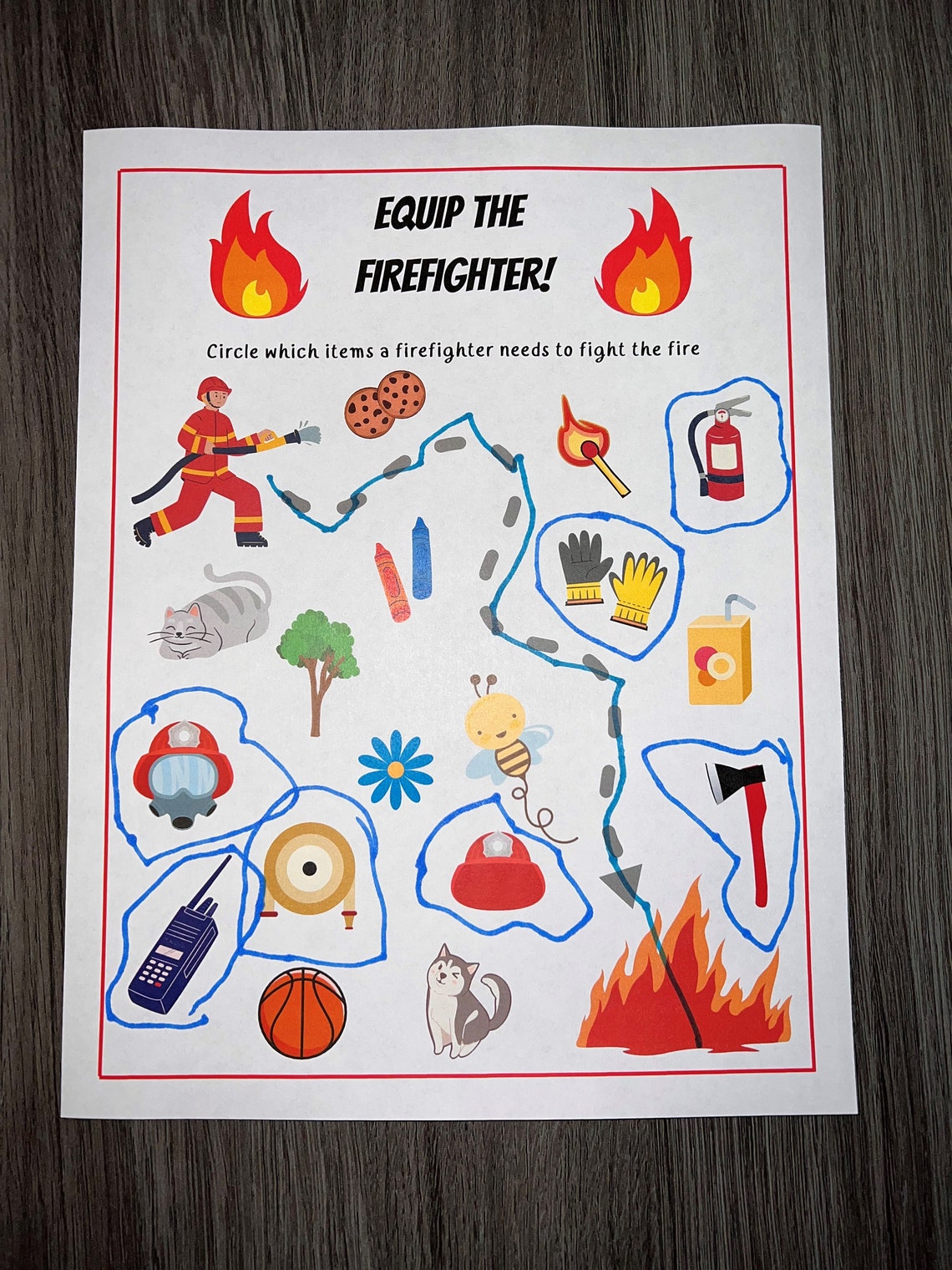 Fire Safety Worksheet, Homeschool Fire Safety, Homeschool Worksheets ...