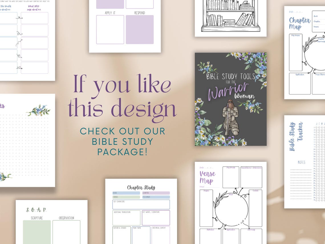 Bible Verse Mapping Worksheet: Printable Scripture Study Tool (PDF ...