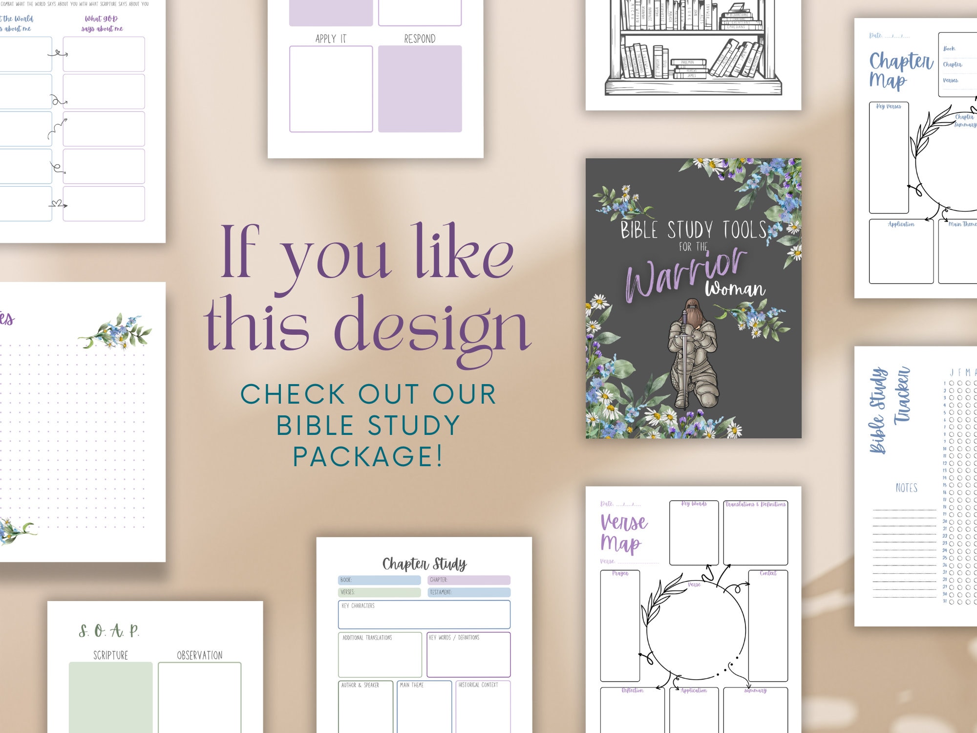 Printable Bible Verse Map: Scripture Study Tool (PDF Download - Etsy