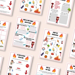 Fire Safety Worksheet, Homeschool Fire Safety, Homeschool Worksheets ...
