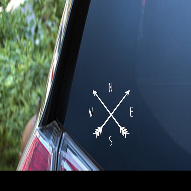 Compass Decal - Etsy