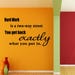 Classroom Decal -hard Work is a Two Way Street Wall Decal - Fitness ...