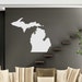 Map of Michigan Wall Decal - Etsy