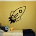Rocketship or Spaceship Wall Decal - Rocket Decal - Kid Rocket Decal ...