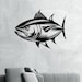 Tuna Decal - Tuna Fish Decal - Tuna Decor - Deep Sea Fishing Decal ...