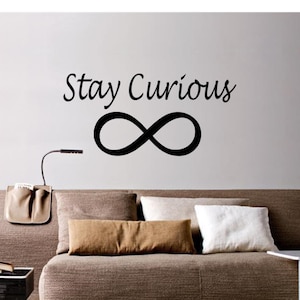 Stay Curious Wall Decal - Etsy