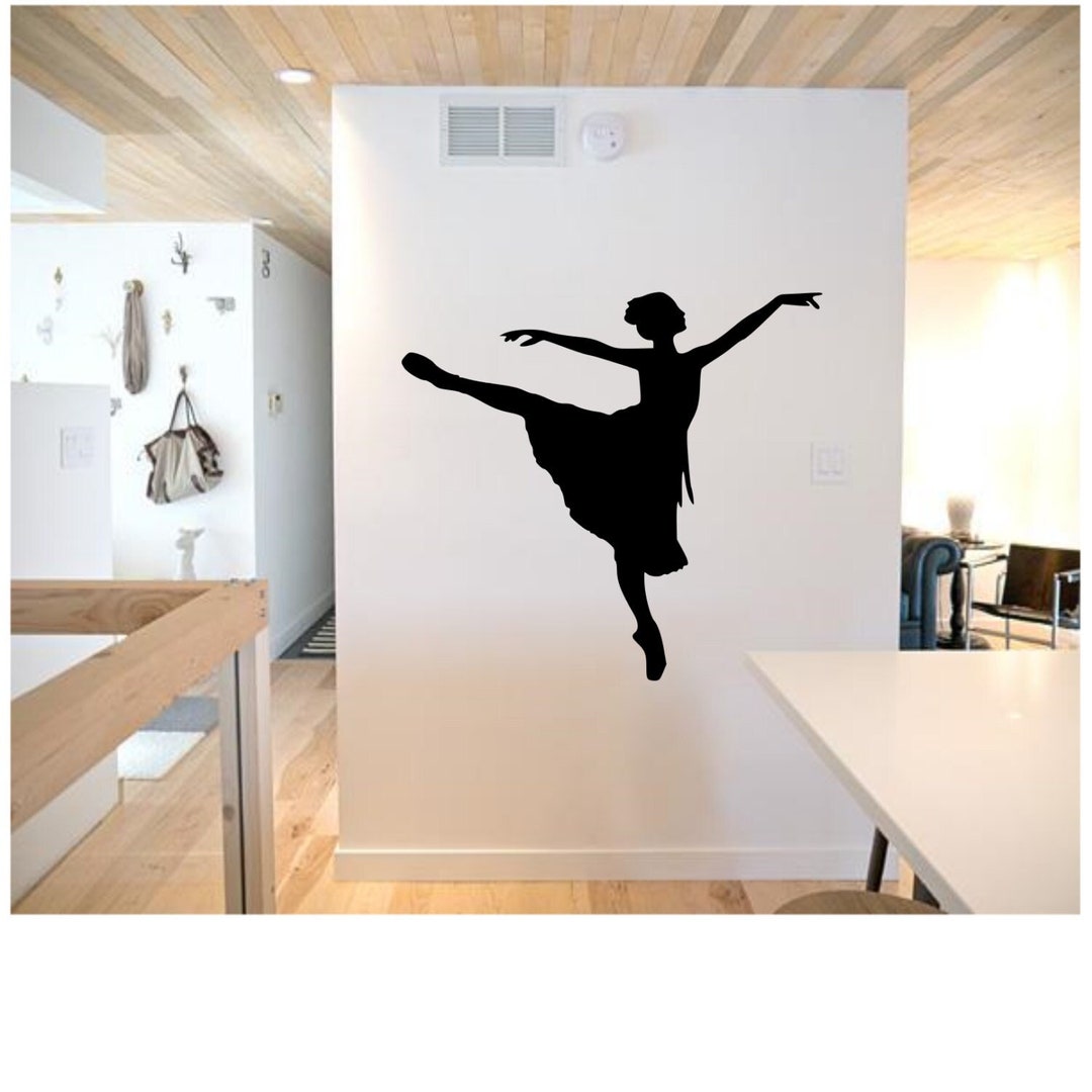 Ballerina Wall Decal - Ballerina Decal - Dancer Decal - Ballet Decal ...