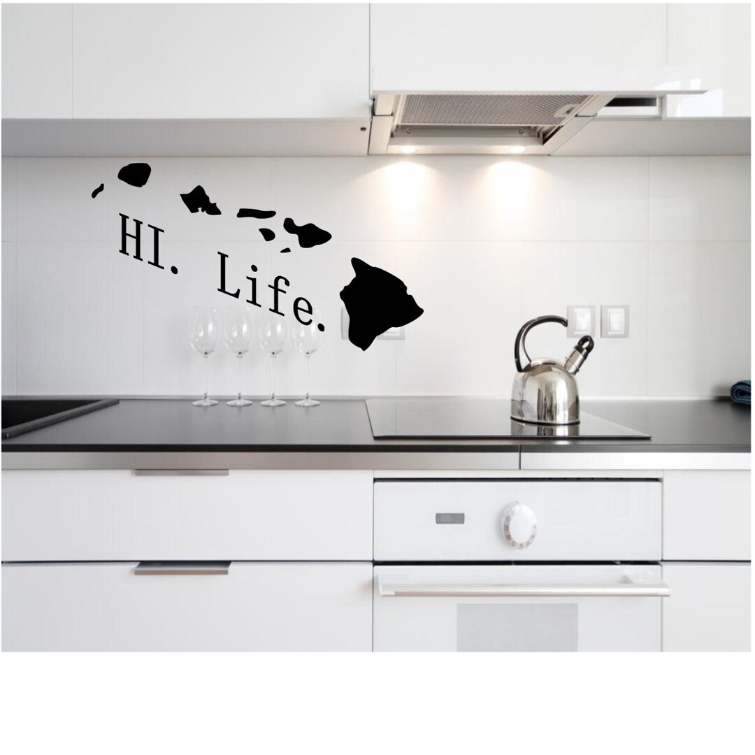 Hawaiian Island Wall Decal - Hawaii Decal - Hawaiian Island Decal ...