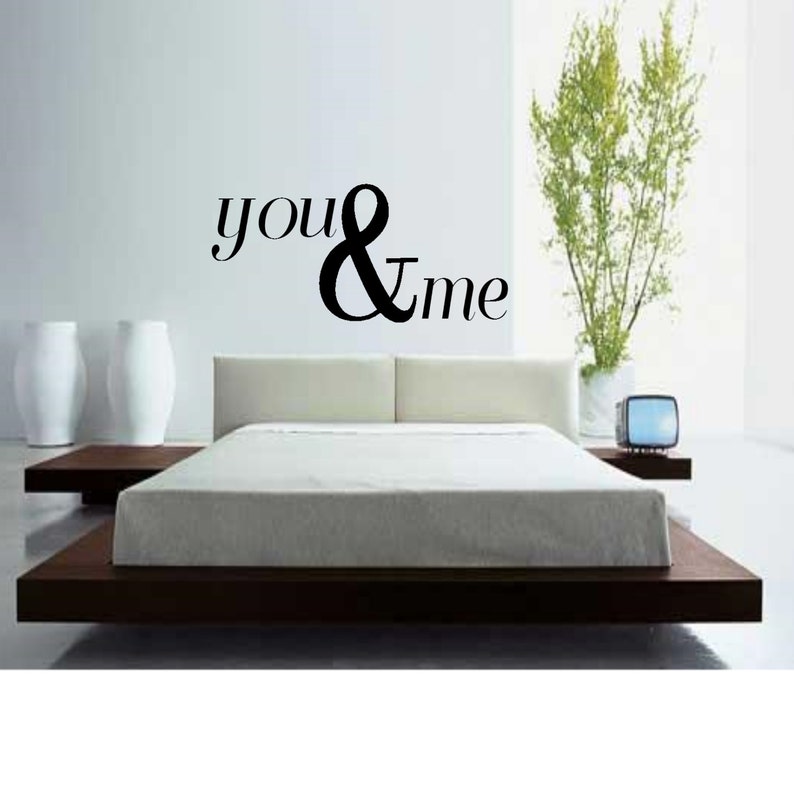 You & Me Wall Decal - Etsy