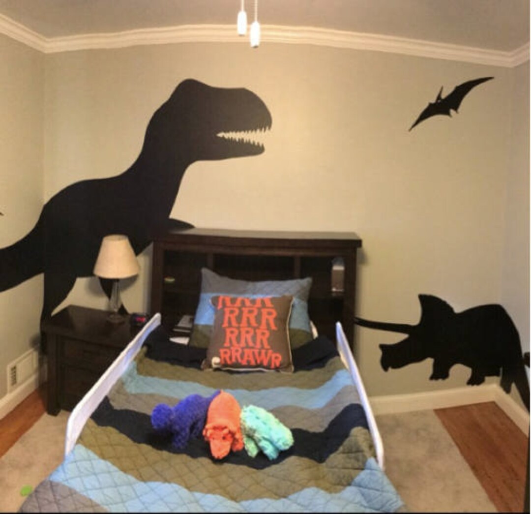 Complete Dinosaur Room Dinosaur Decals Dinosaur Wall Decal Trex Decal ...