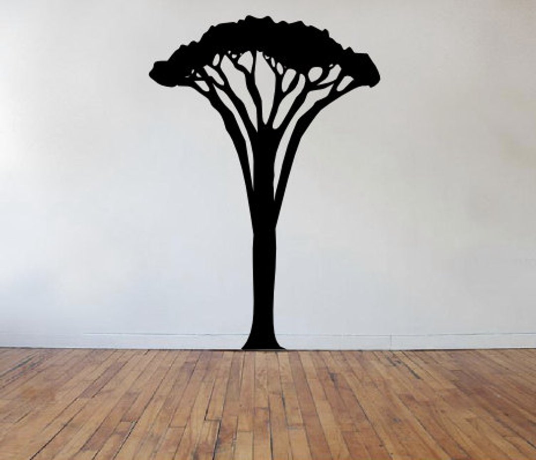 Acacia Tree Wall Decal African Tree Africa Tree Home Decor Gift Idea ...