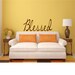 Blessed Wall Decal - Christian Decal - Blessed Decal - Blessed Wall Art ...