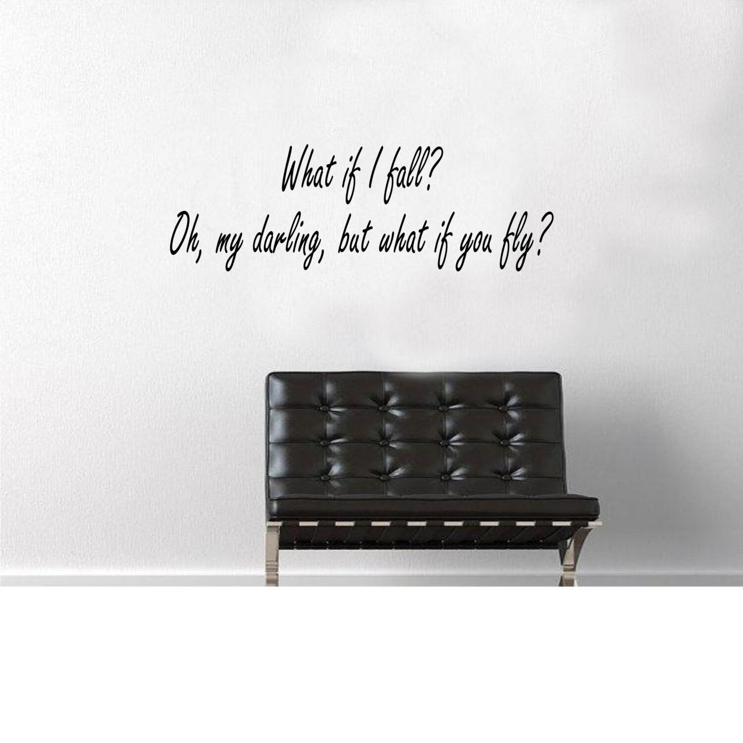 What if I fall Oh my darling but what if you fly Wall | Etsy