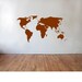 Large World Map Wall Decal - World Map Sticker - Large World Map Wall ...