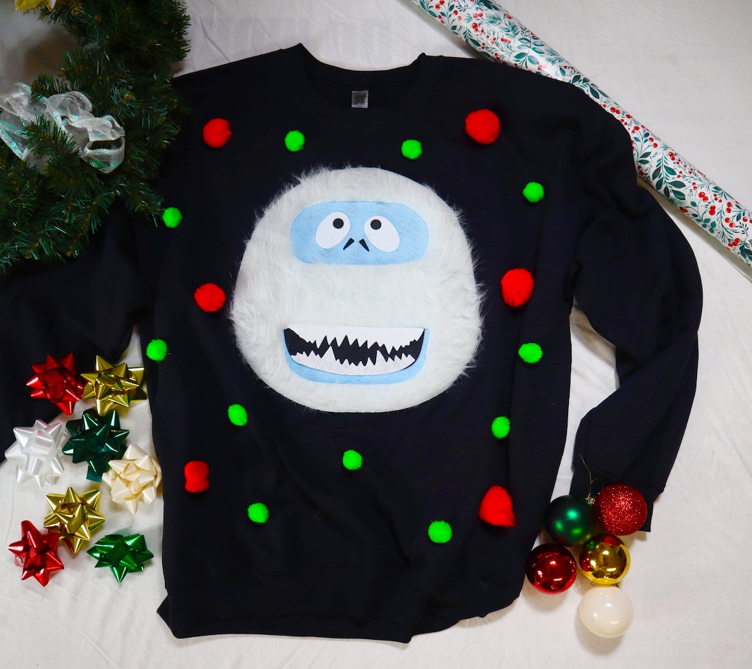 Ugly Christmas Sweater !!! - JAZZY - Sweatshirt - Abominable Snowman ...