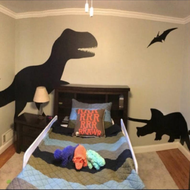 Complete Dinosaur Room - Dinosaur Decals - Dinosaur Wall Decal - Trex ...