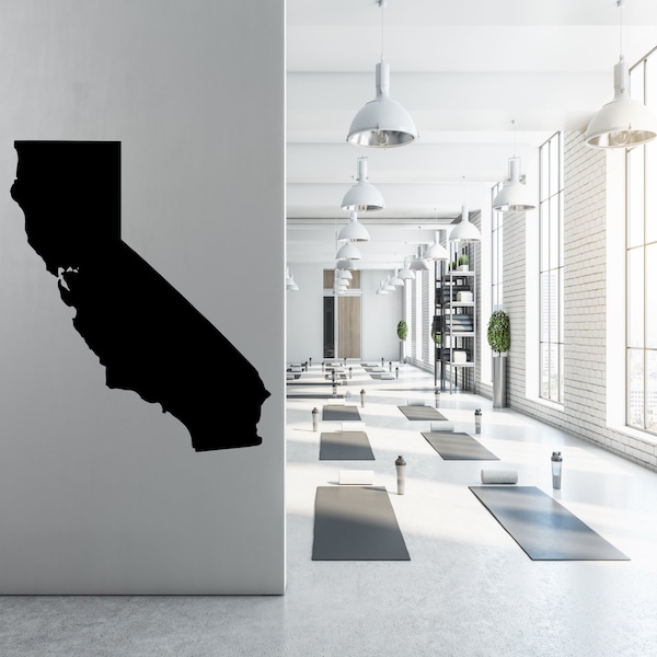 California Map Wall Decal - Etsy