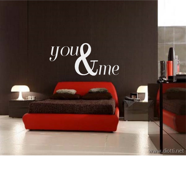 You & Me Wall Decal - Etsy