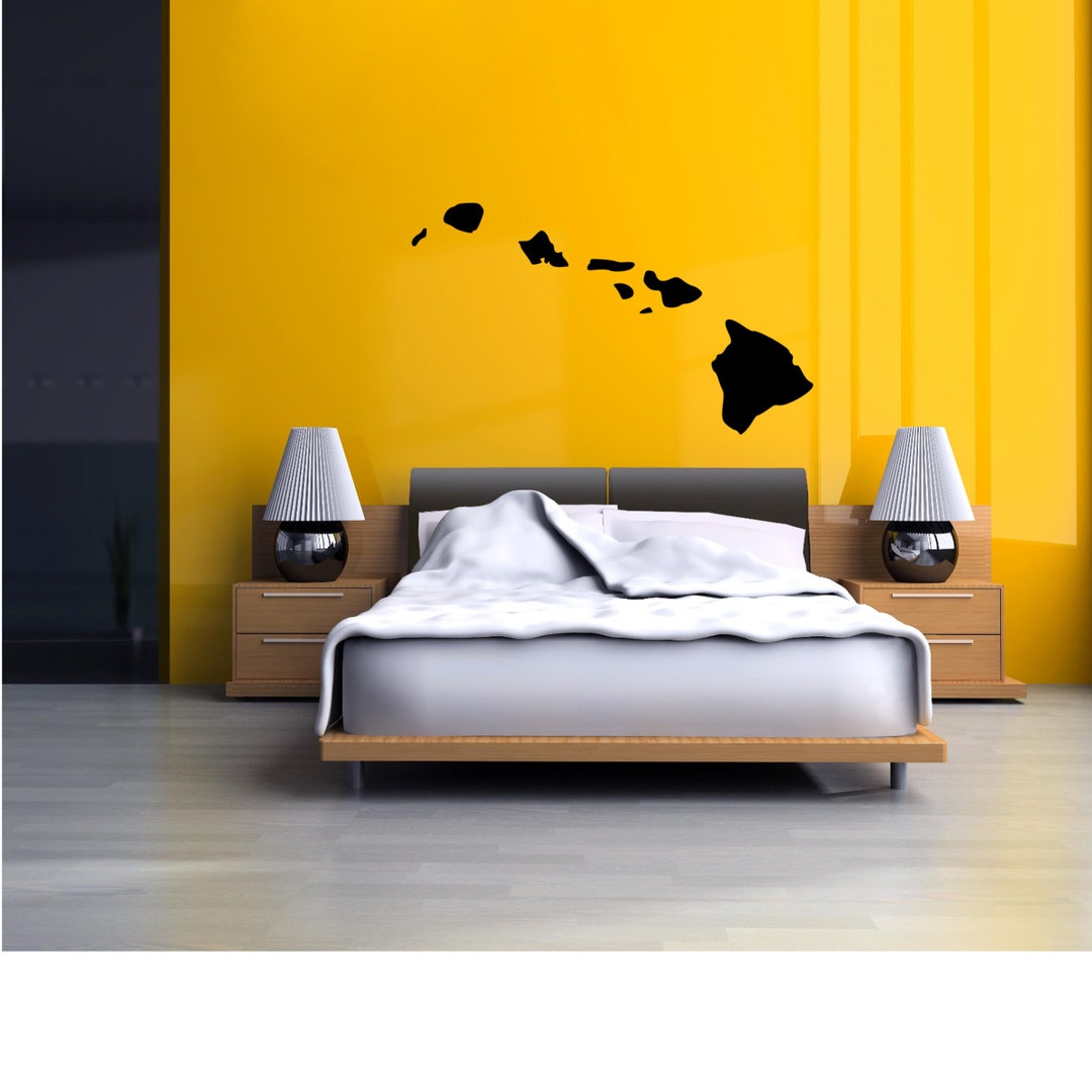 Hawaiian Island Wall Decal - Hawaii Decal - Hawaiian Island Decal ...