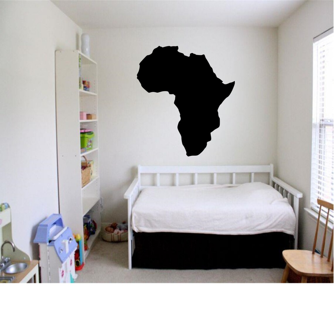 Africa Decal Africa Sticker map of Africa Wall Decal | Etsy