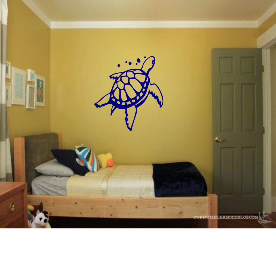 Turtle Wall Decal Turtle Decal Turtle Sticker Turtle Wall | Etsy