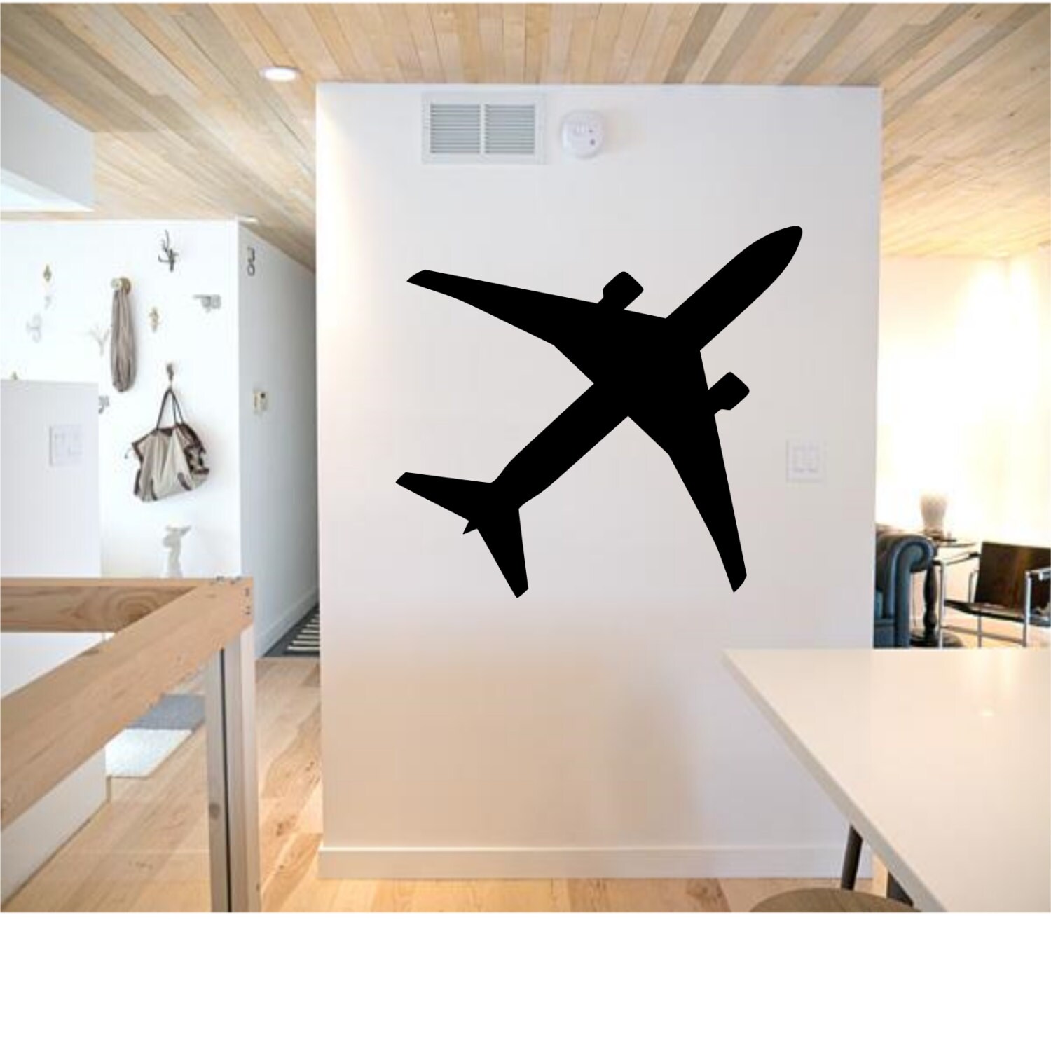 Airplane Wall Decal | Etsy