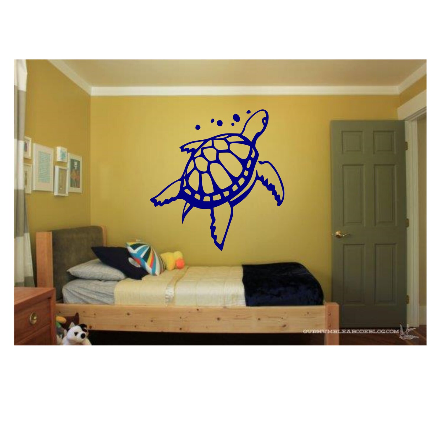 Turtle Wall Decal- Turtle Decal - Turtle Sticker - Turtle Wall Art ...