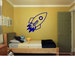 Rocketship or Spaceship Wall Decal - Etsy