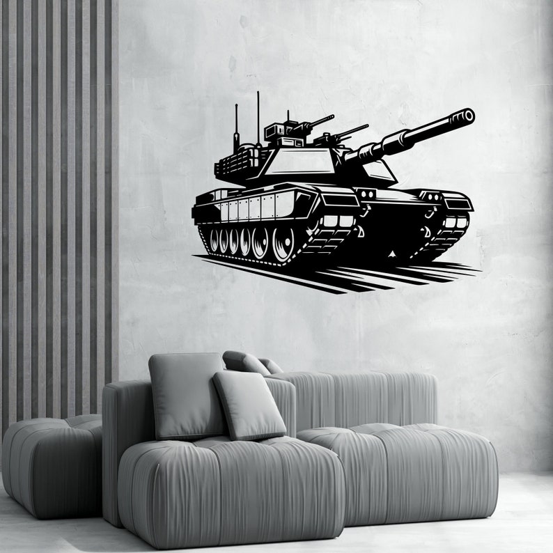 M1 Abrams Tank - Large Tank Decal - Abrams Battle Tank - Tank Toddler ...