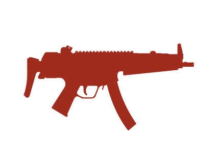 Mp5 Wall Decal Gun Decal Mp5 Gun Decal - Etsy UK