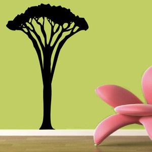 Acacia Tree Wall Decal - African Tree - Africa Tree - Acacia Decal ...