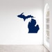 Map of Michigan Wall Decal - Etsy